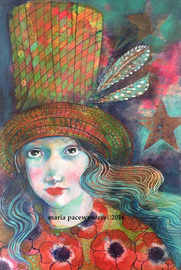 Solve Maria Pace-Wynters Art - Starstruck jigsaw puzzle online with 140 ...