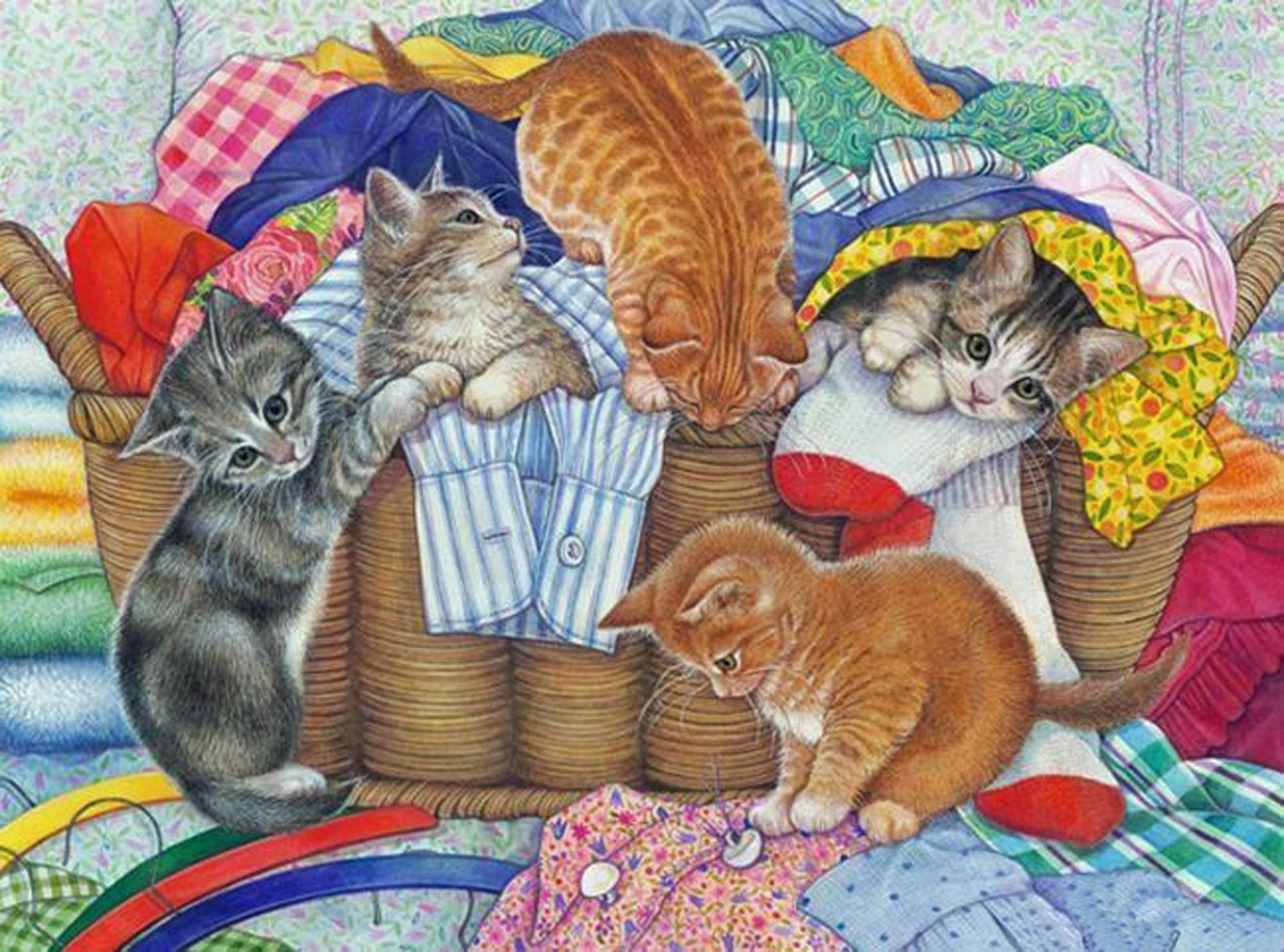 Solve Laundry Basket jigsaw puzzle online with 588 pieces