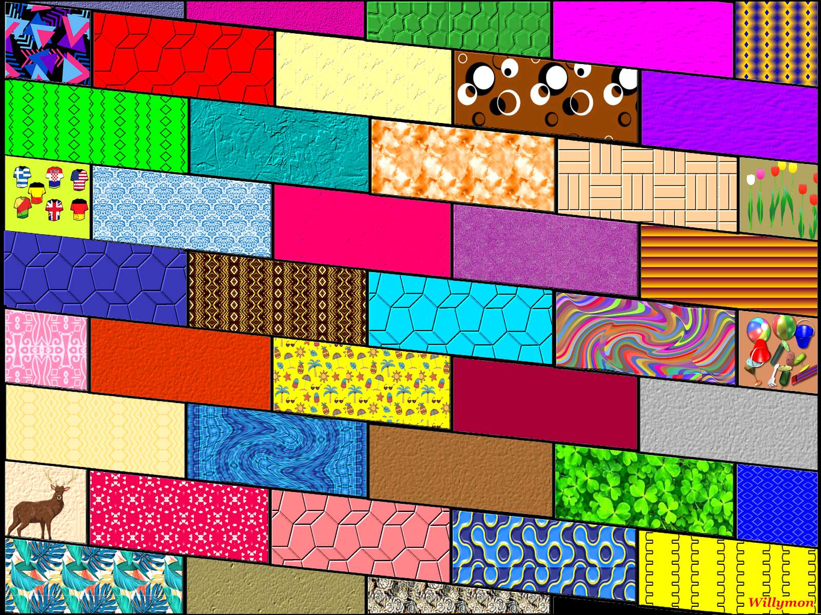 Solve slanted jigsaw puzzle online with 130 pieces