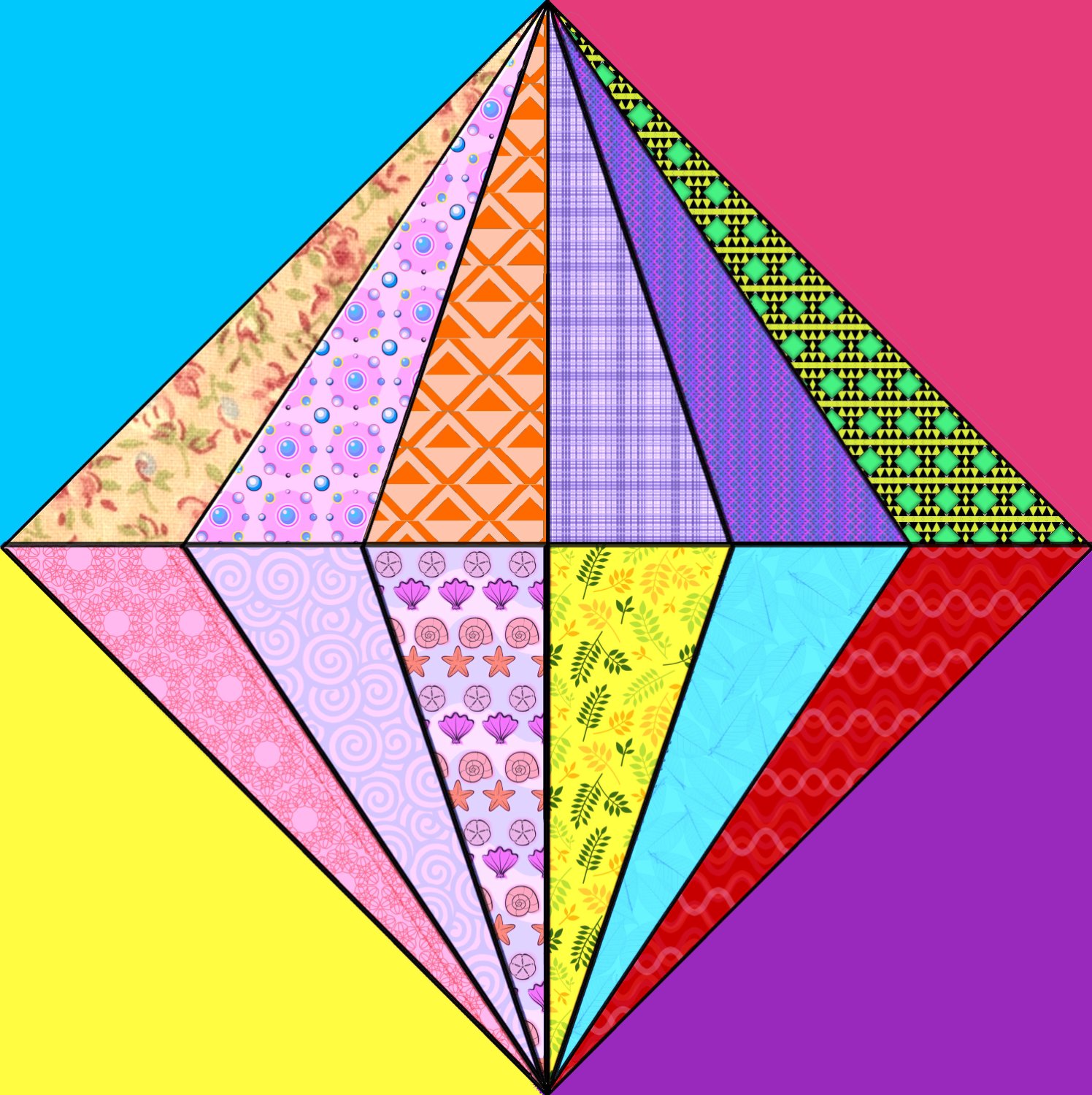 Solve TOP PATTERNS jigsaw puzzle online with 100 pieces