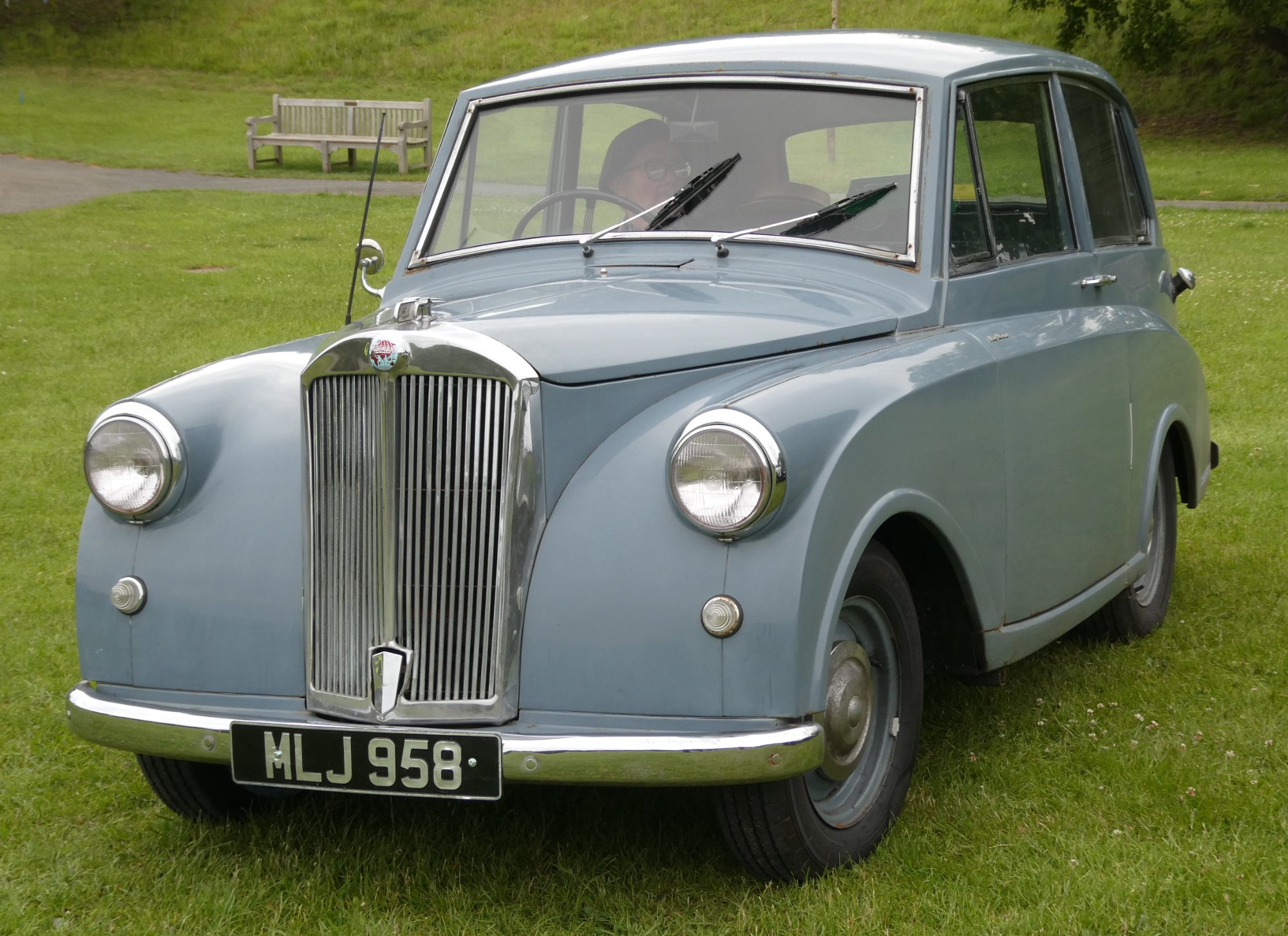 Solve 1952 Triumph Mayflower Saloon jigsaw puzzle online with 204 pieces