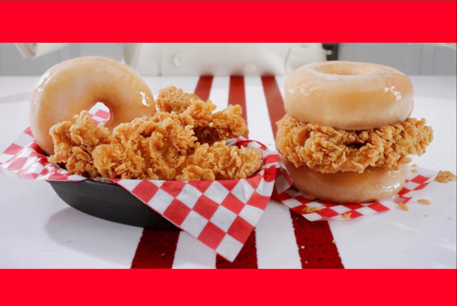 Solve Kentucky Fried Chicken & Donuts jigsaw puzzle online with 150 pieces