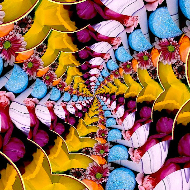 Solve Flower Vortex! jigsaw puzzle online with 36 pieces