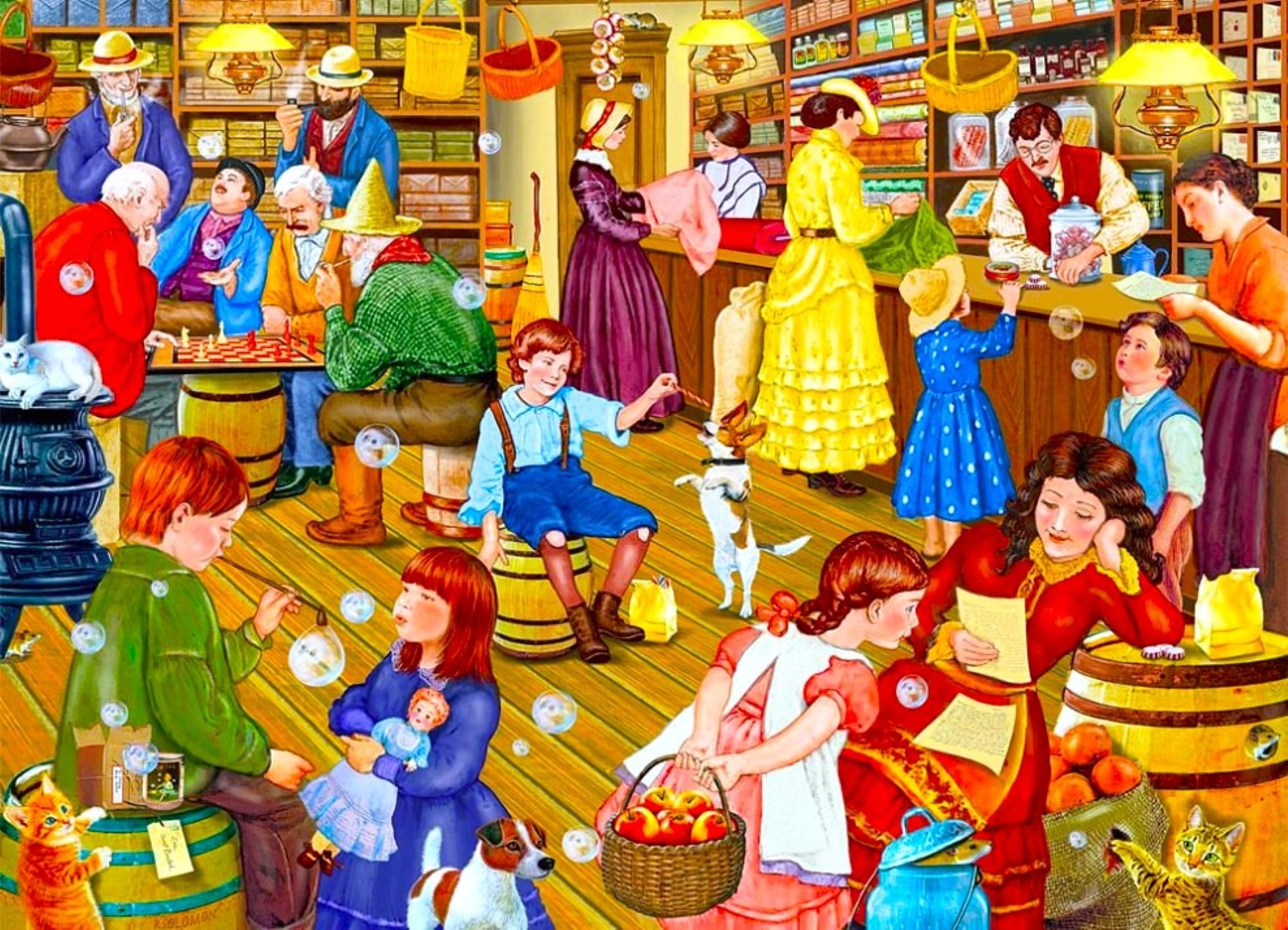 Solve Bubbles jigsaw puzzle online with 352 pieces