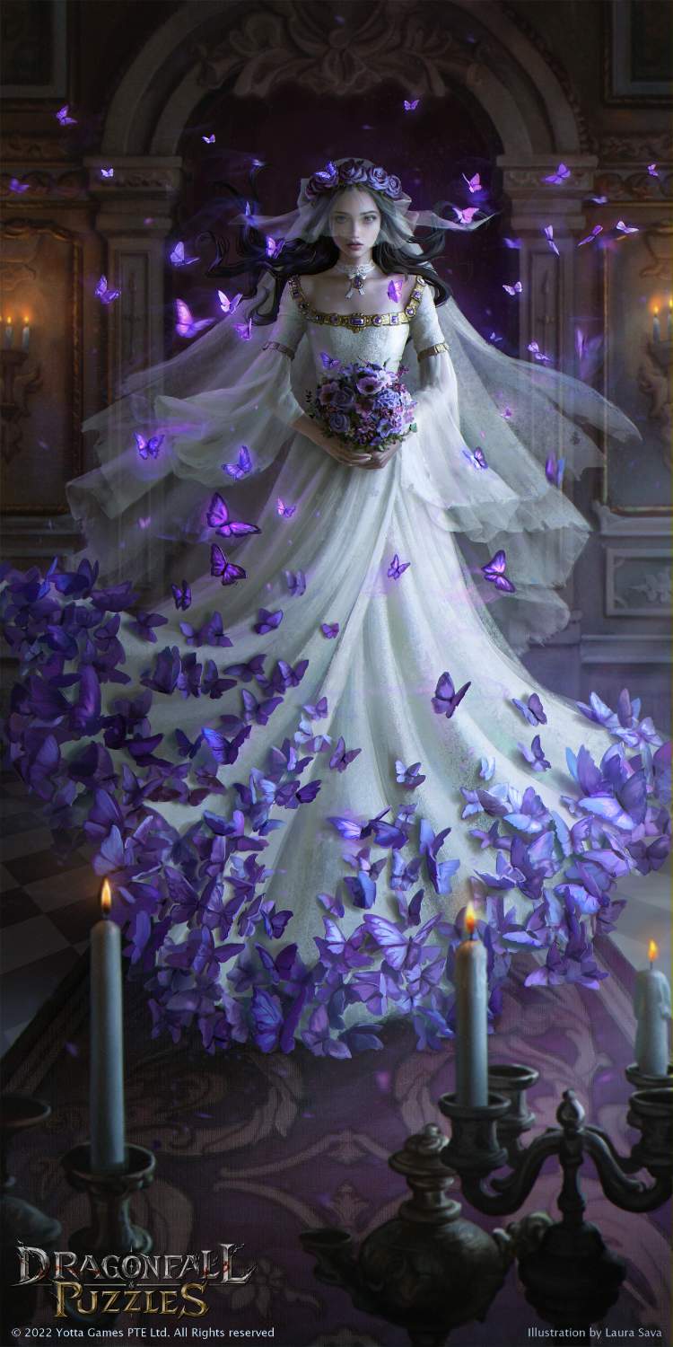 Solve Ghost Bride (large) jigsaw puzzle online with 300 pieces
