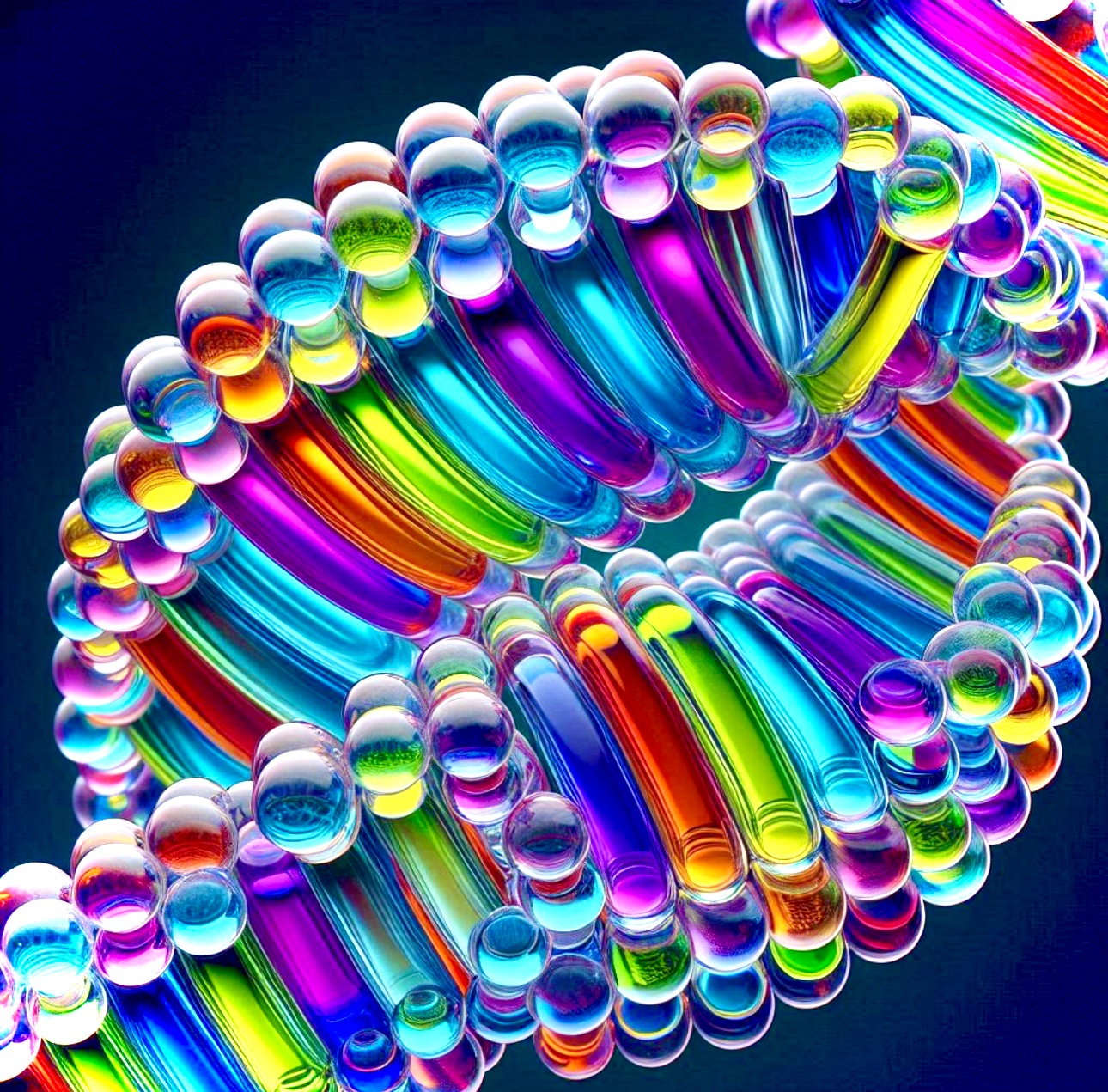 Solve Dense Helix jigsaw puzzle online with 49 pieces