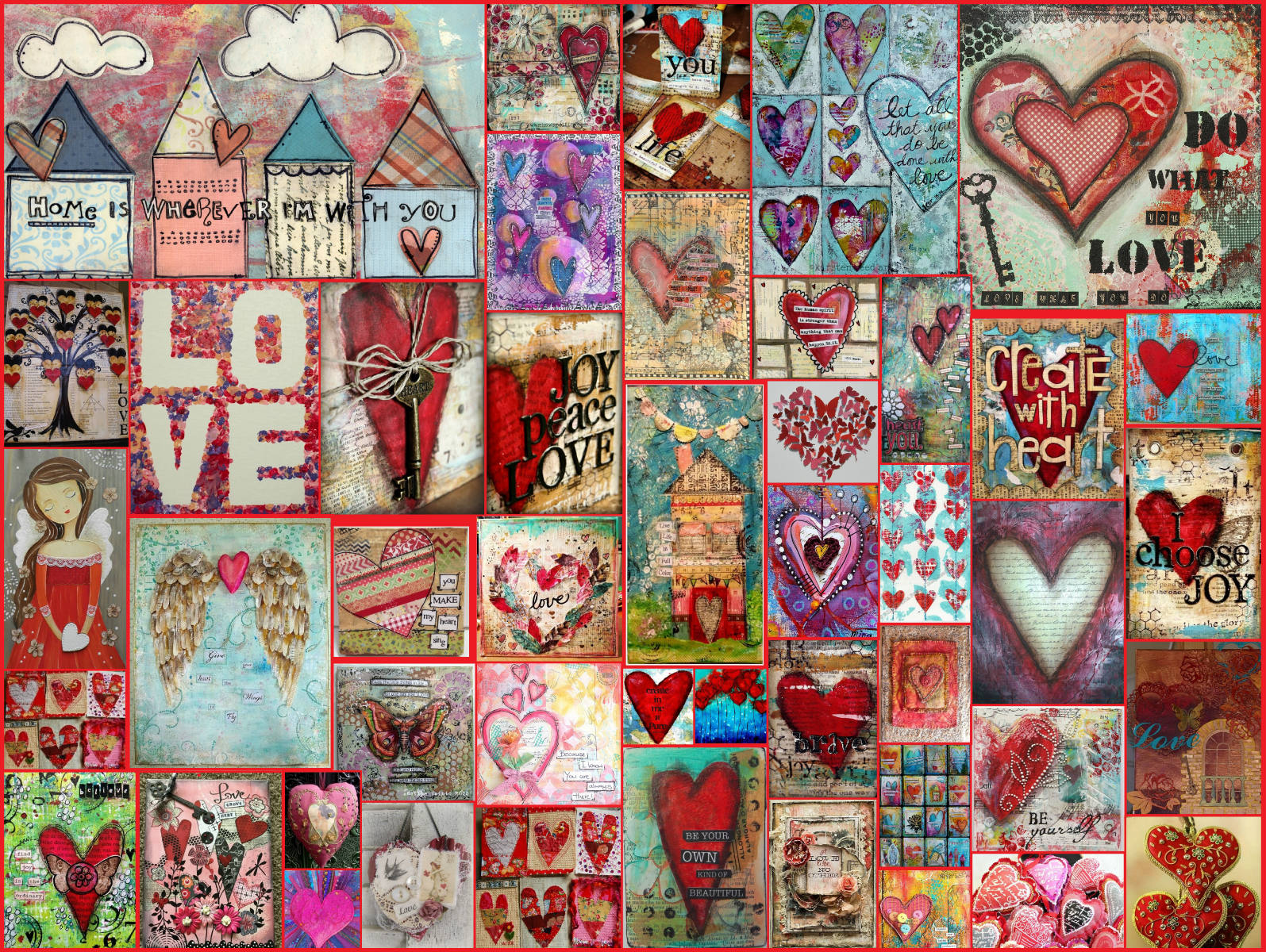 Solve Happy Valentine's Day jigsaw puzzle online with 252 pieces