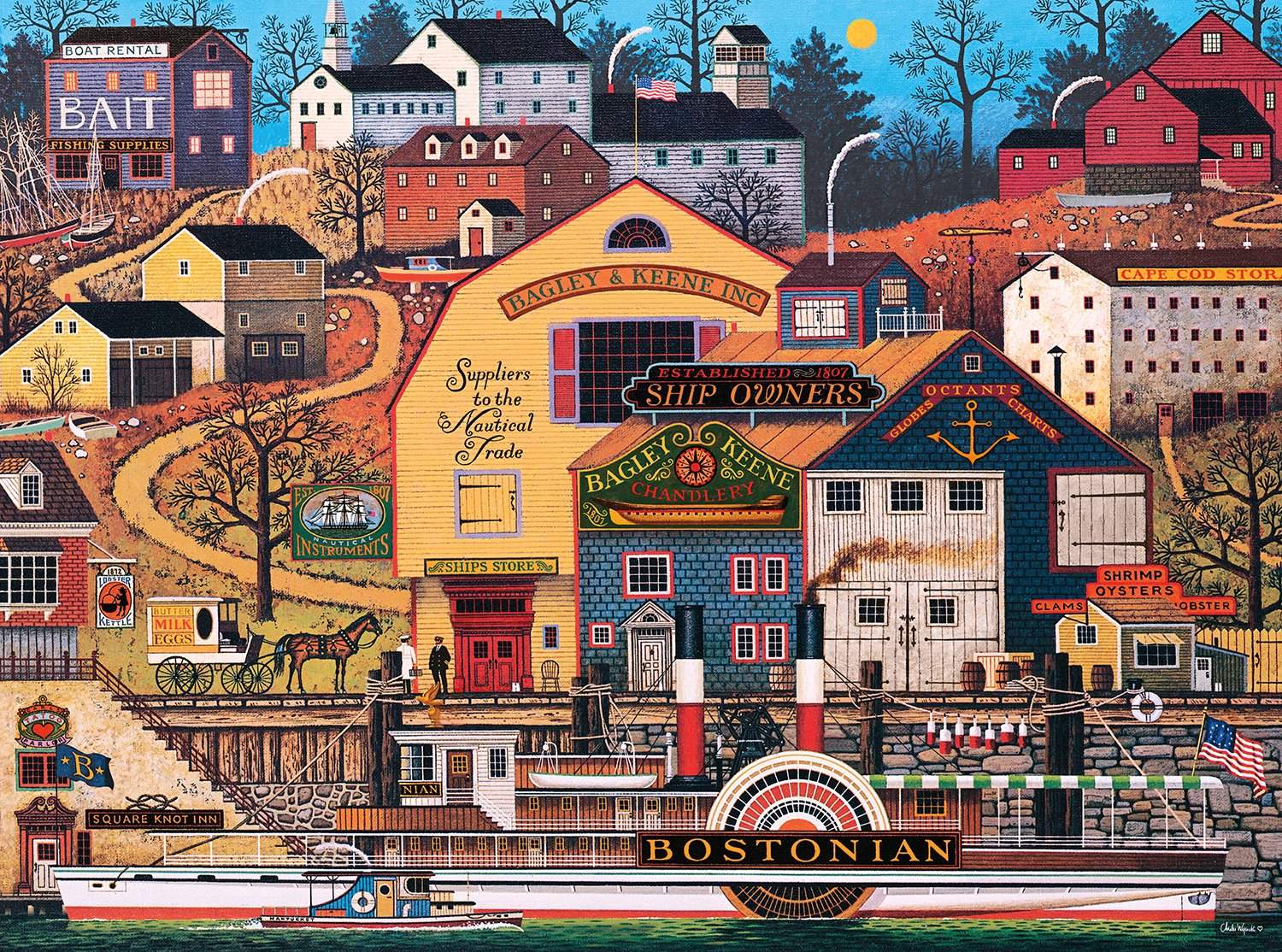 Solve BOSTONIAN jigsaw puzzle online with 300 pieces