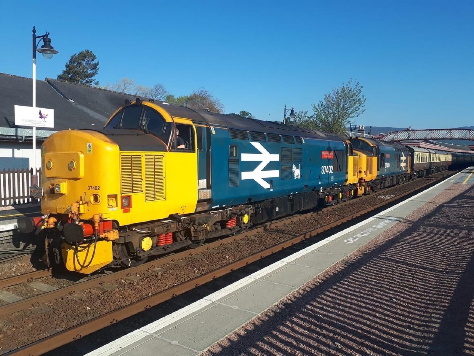 Solve BR Class 37's 37402 Stephen Middlemore and 37409 Lord Hinton at ...