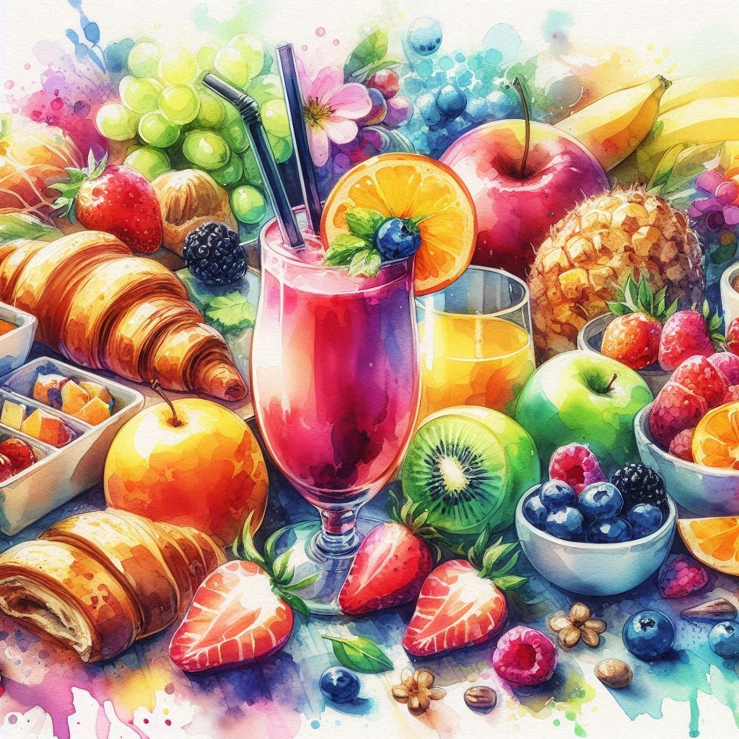 Solve Brunch (resizable 9 to 600 pieces) jigsaw puzzle online with 81 ...