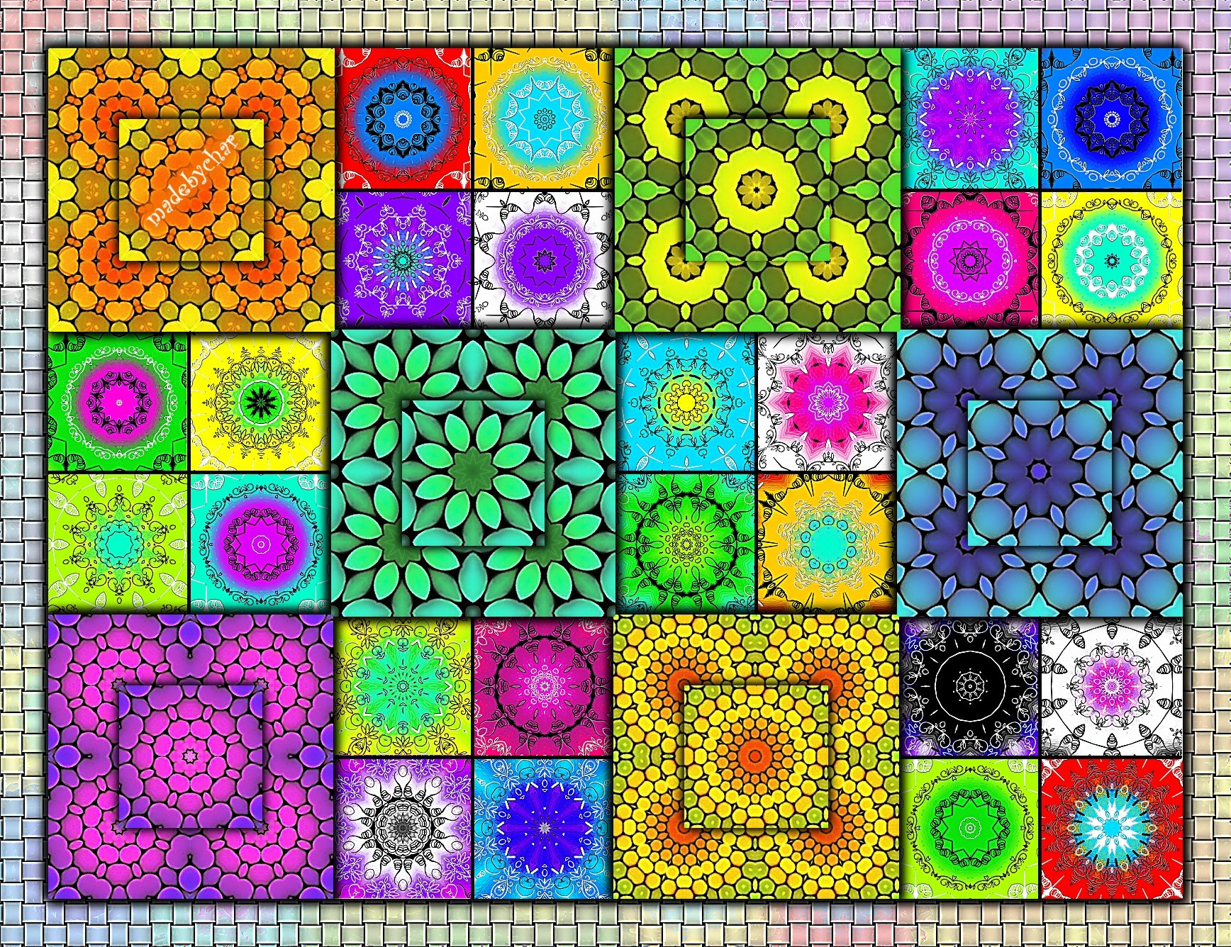 Solve Lotsa Kaleidos... jigsaw puzzle online with 352 pieces