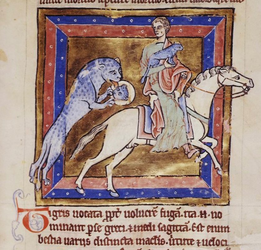 Solve Medieval leopard jigsaw puzzle online with 49 pieces