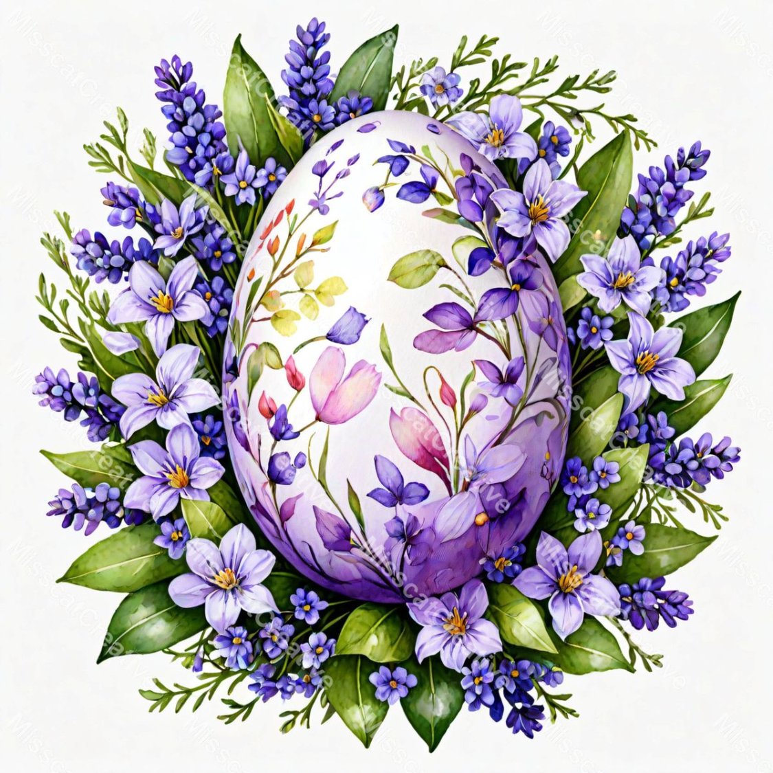 Jigsaw Puzzle | 16 pieces | Seasonal Artwork - Easter Egg 3 - Purple ...