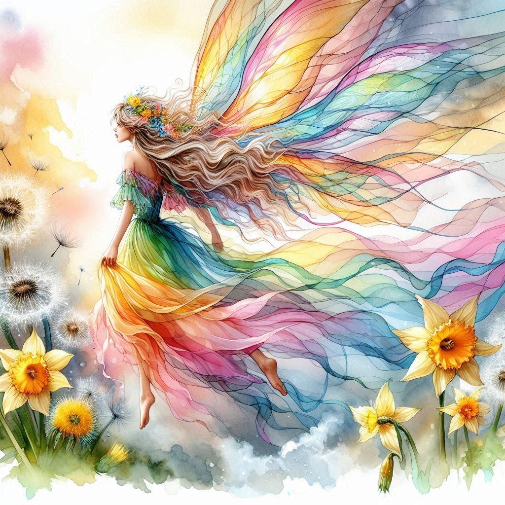 Jigsaw Puzzle | 81 pieces | Rainbow fairy (resize 9 to 306 pieces) | Jigidi