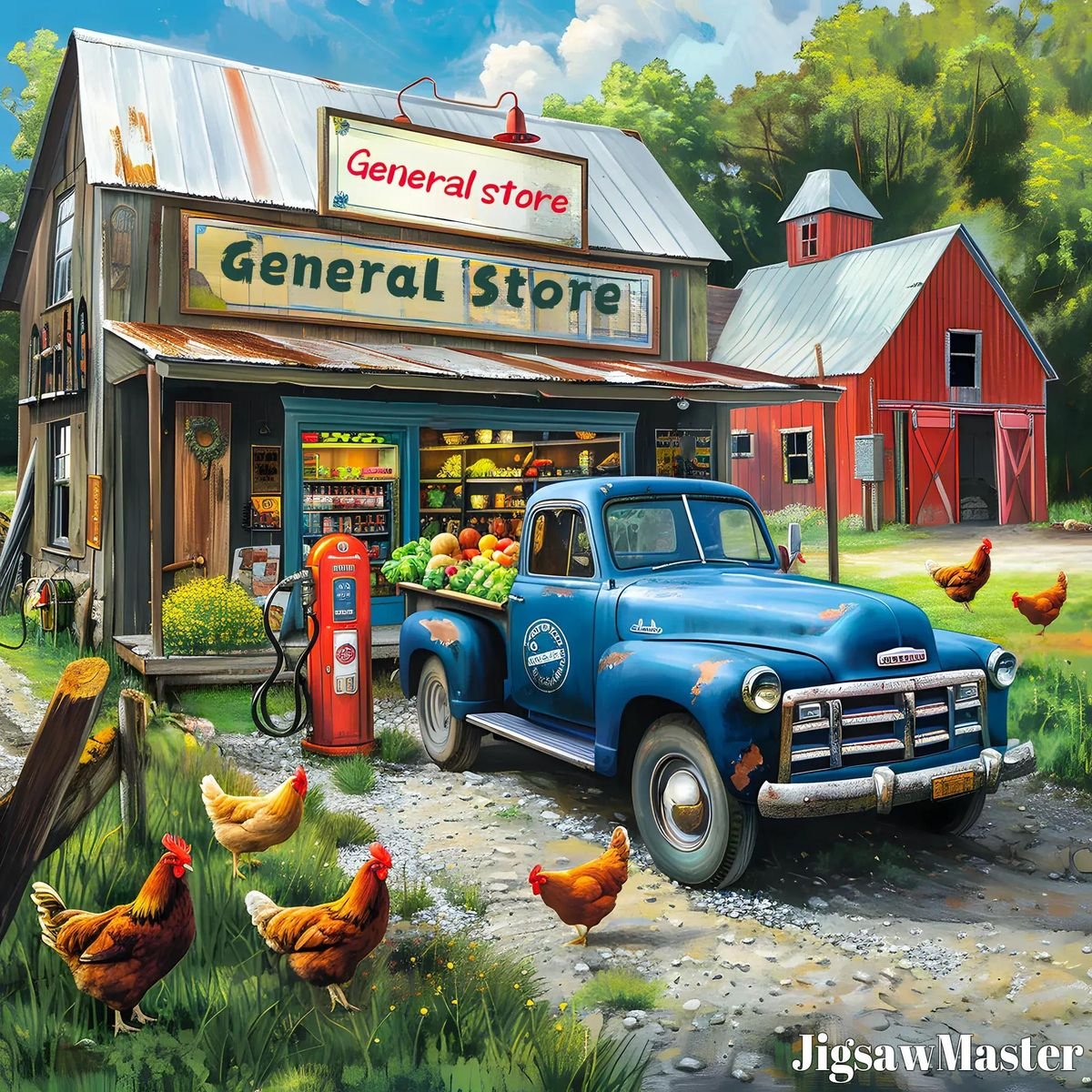 Solve 20d General Store jigsaw puzzle online with 121 pieces