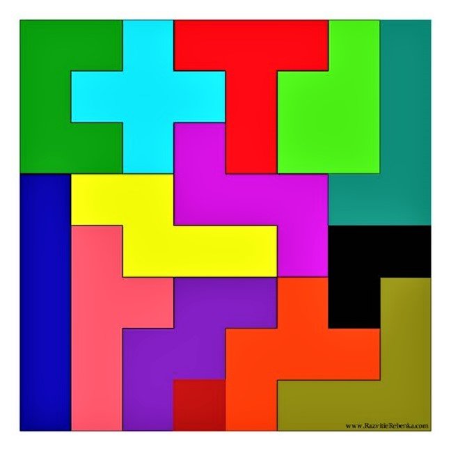Solve Pentomino jigsaw puzzle online with 81 pieces