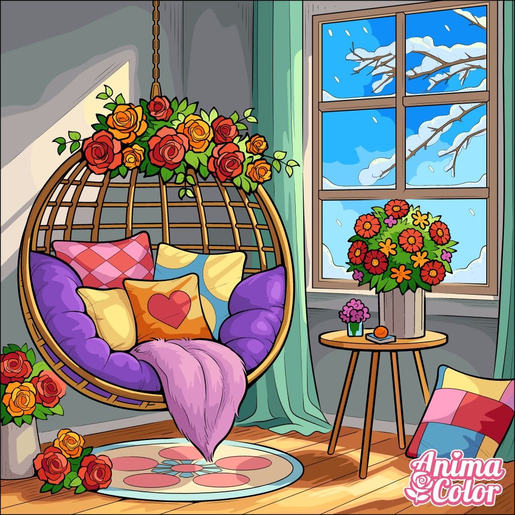 Solve Paint by numbers 1057 jigsaw puzzle online with 49 pieces