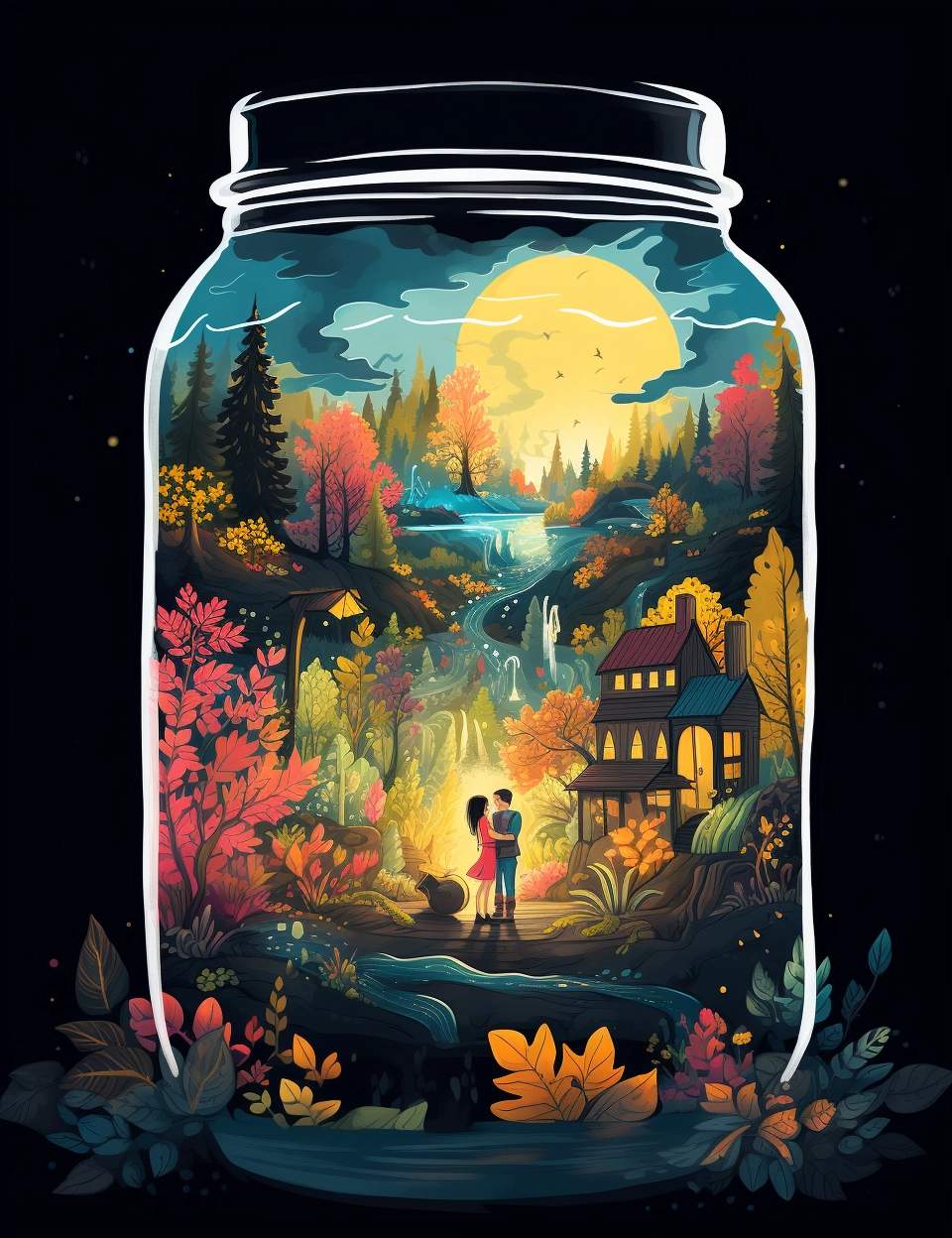 Solve Life in a Jar jigsaw puzzle online with 120 pieces