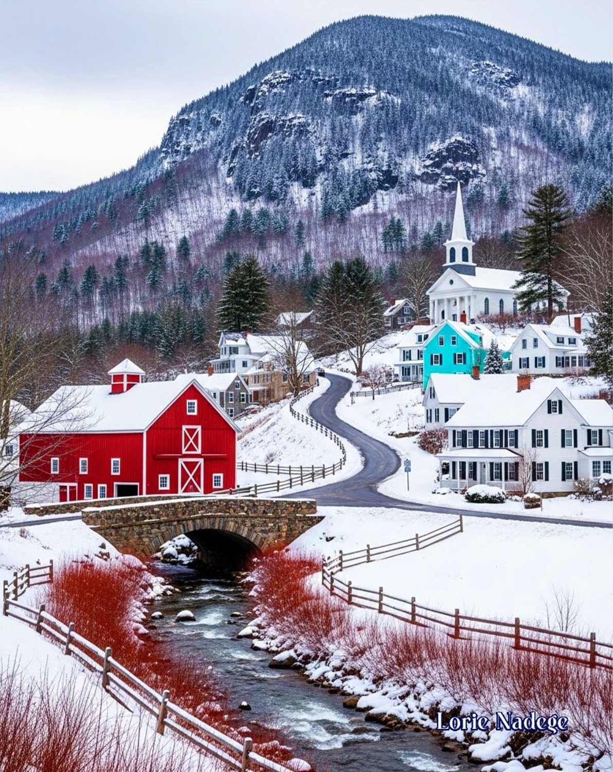 Solve Near Waits River in Vermont jigsaw puzzle online with 594 pieces