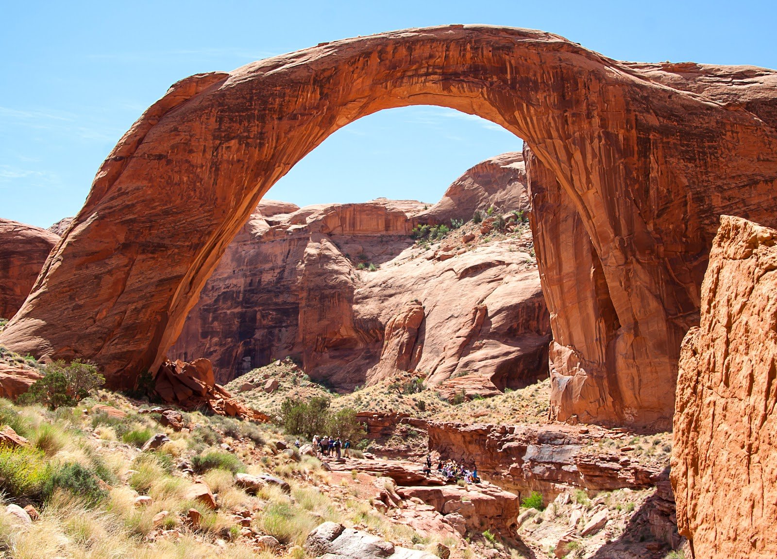 Solve Rainbow Bridge, a natural sandstone arch in Rainbow Bridge ...