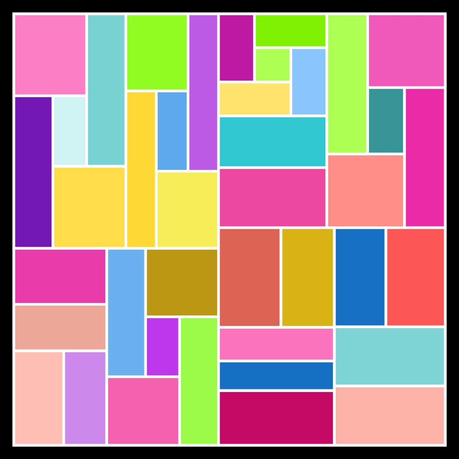 Solve 40 Rectangles jigsaw puzzle online with 306 pieces