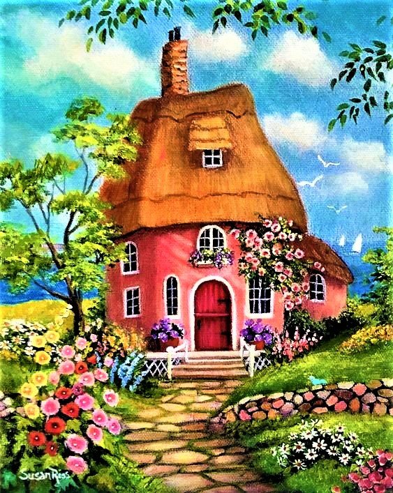 Solve Susan Riss Art jigsaw puzzle online with 63 pieces