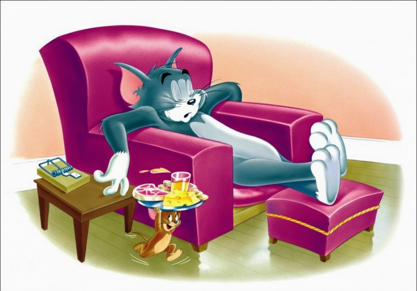 Solve Tom & Jerry Trap jigsaw puzzle online with 176 pieces