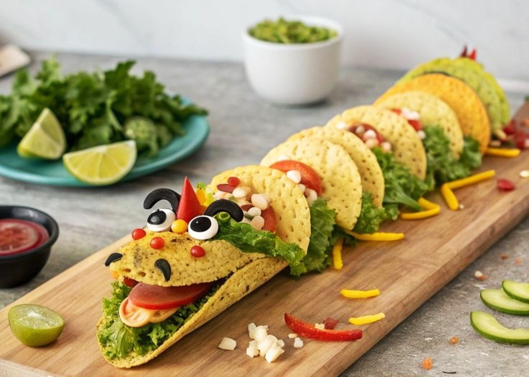 Solve Taco Dragon jigsaw puzzle online with 150 pieces