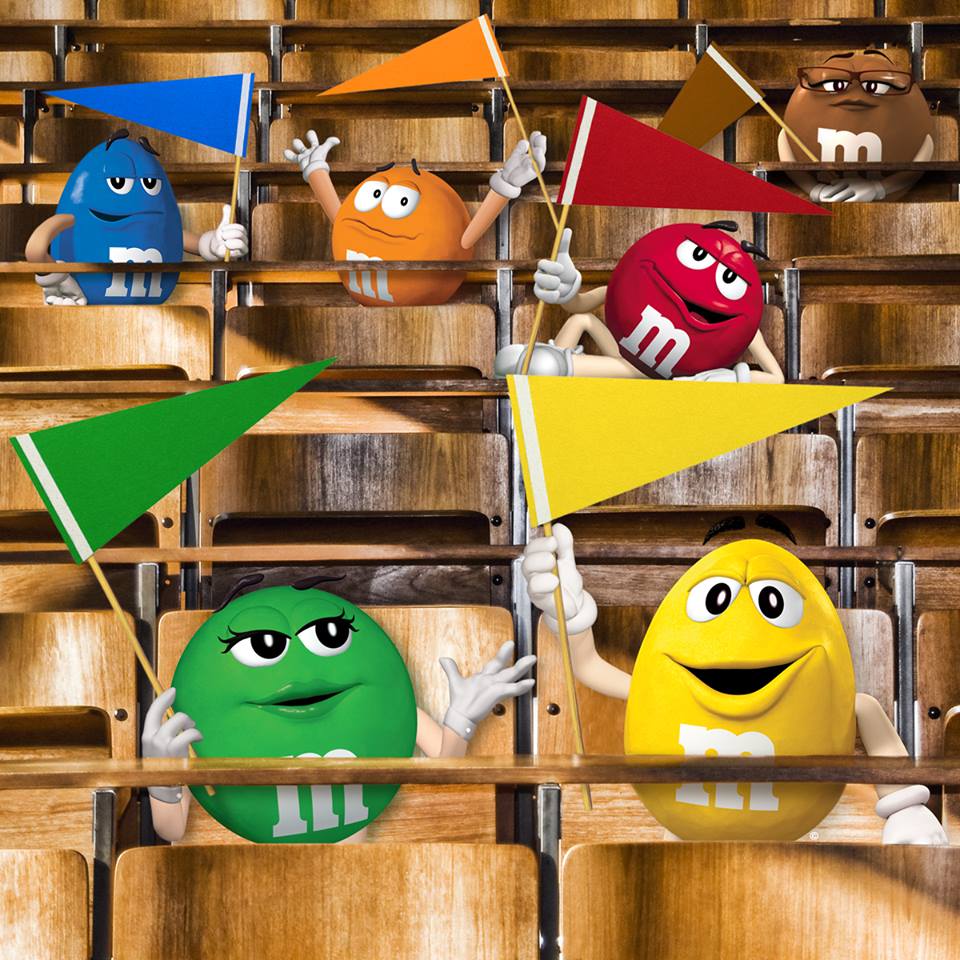 Solve M&M's root root root for the home team! jigsaw puzzle online with ...