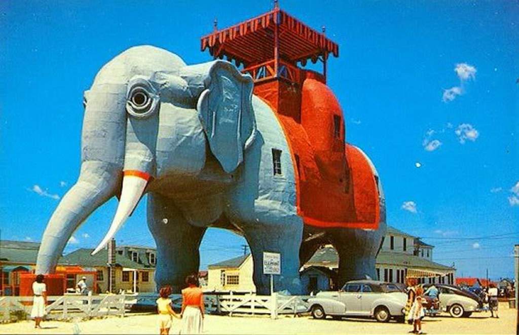 Jigsaw Puzzle | 54 pieces | lucy the elephant, margate city, nj, 1940s ...