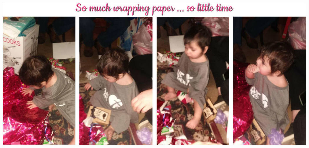 Solve So Much Wrapping Paper jigsaw puzzle online with 18 pieces