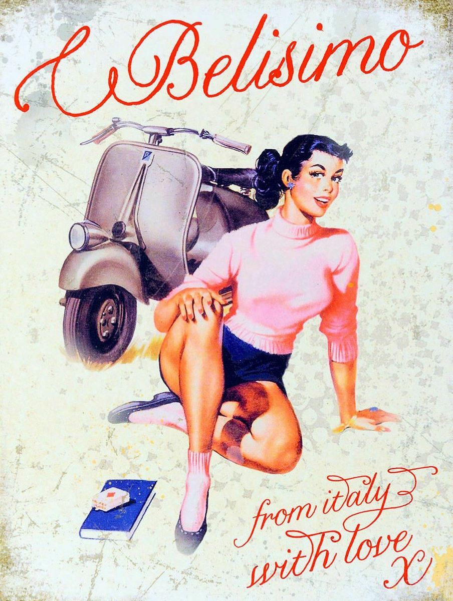 Solve Themes Vintage illustrations/pictures - Le Belisimo Sign jigsaw ...