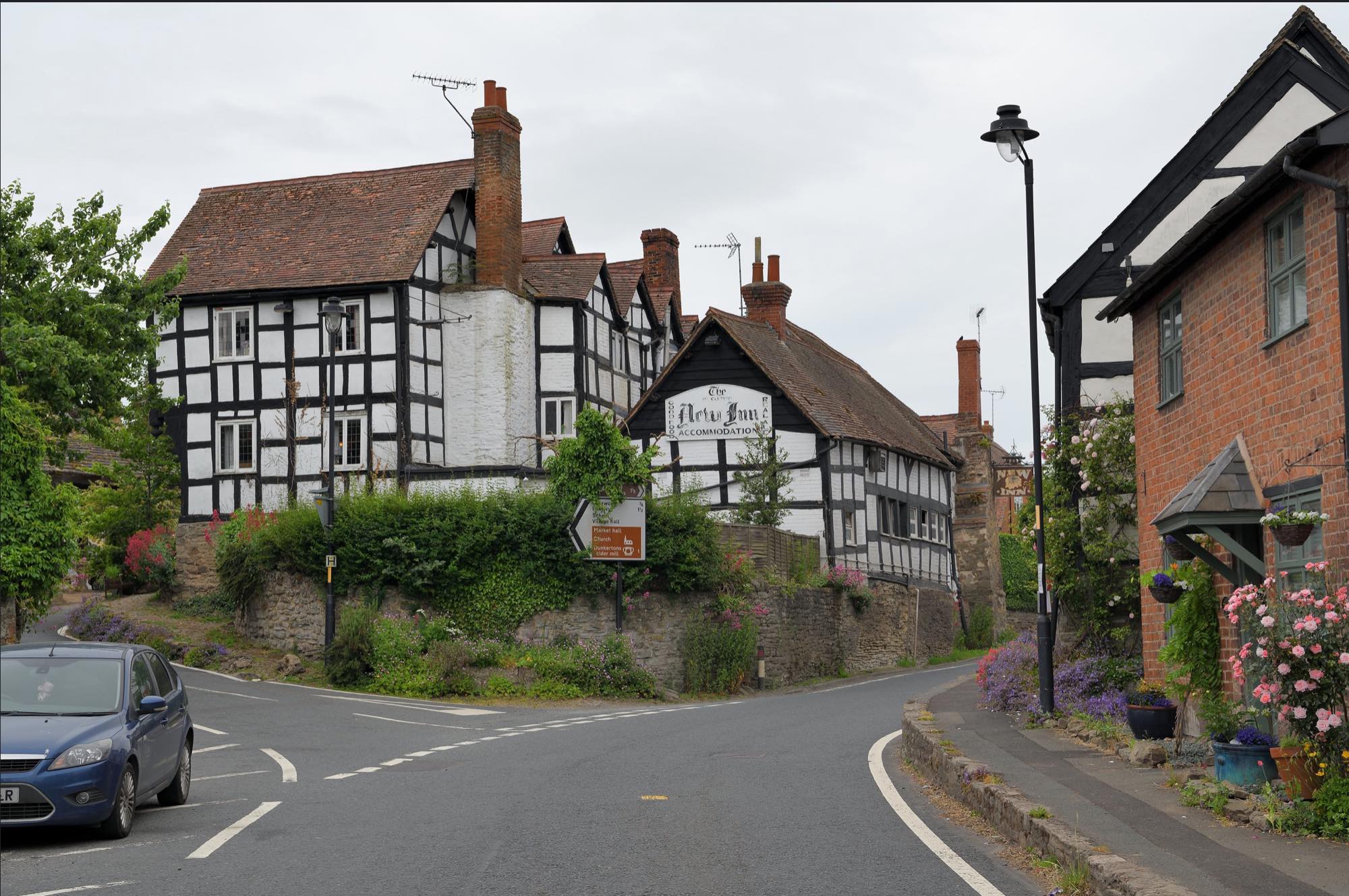 Solve The New Inn. Pembridge Village. Herefordshire. UK. jigsaw puzzle ...