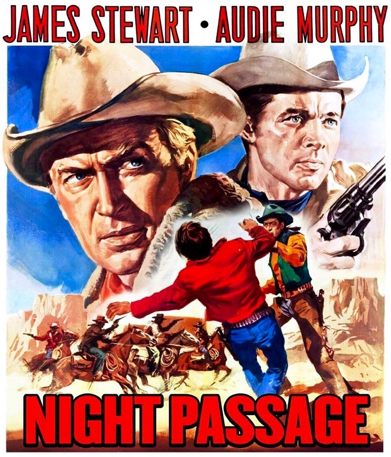 Solve NIGHT PASSAGE - 1957 MOVIE POSTER JAMES STEWART, AUDIE MURPHY ...