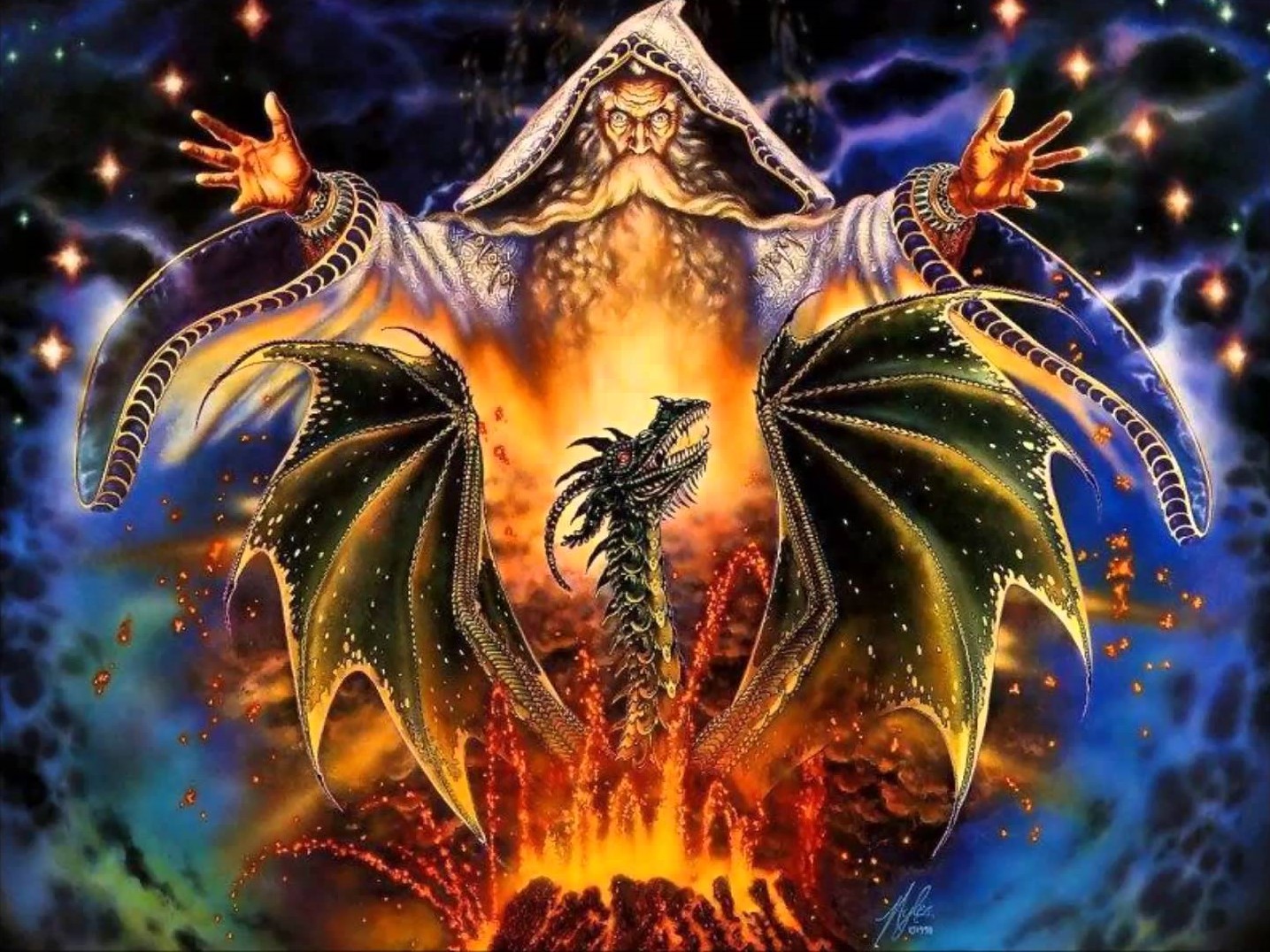 Solve wizard and dragon (2) jigsaw puzzle online with 391 pieces