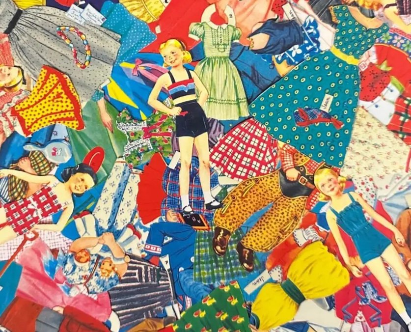 Solve Paper Dolls jigsaw puzzle online with 63 pieces