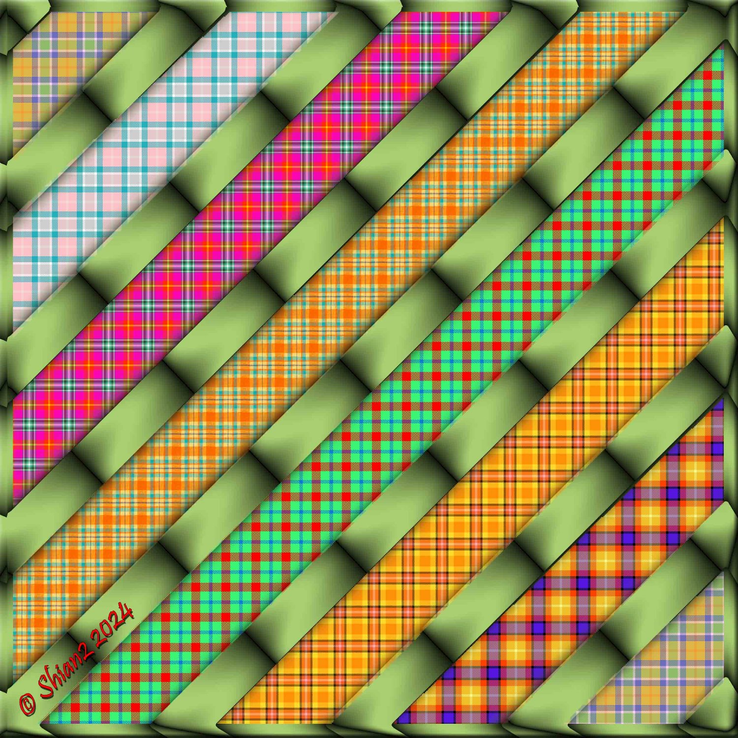 Solve Plaids jigsaw puzzle online with 64 pieces