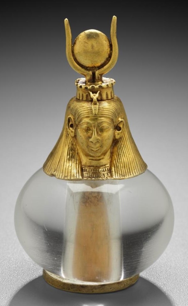 Solve Hathor-headed crystal pendant, Nubian Napatan Period, reign of ...