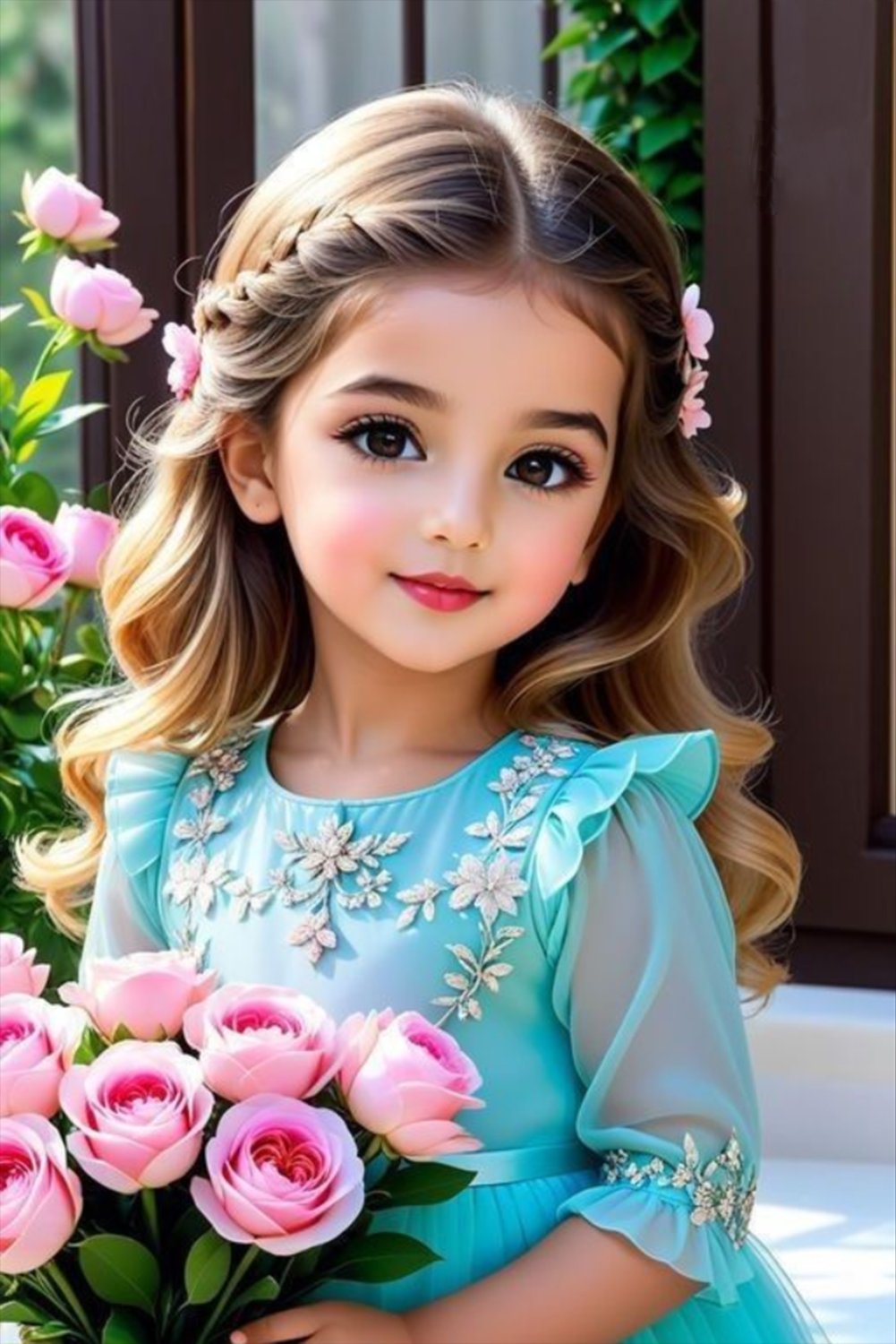 Solve beautiful lil girl jigsaw puzzle online with 600 pieces