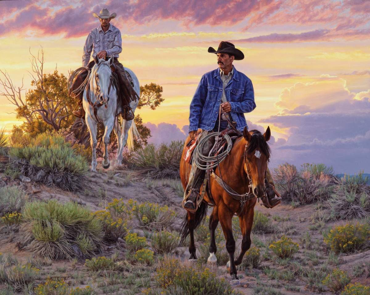 Solve "As The Sun Fades Into The West" Tim Cox jigsaw puzzle online ...