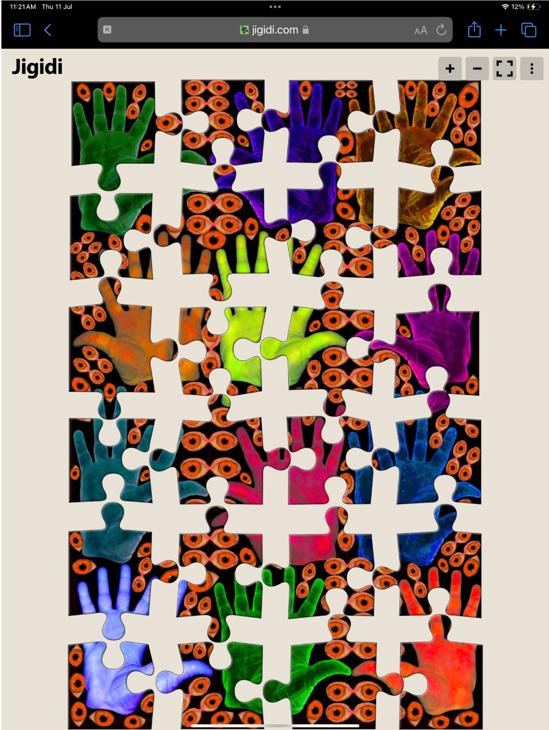 Solve Jigidi jigied jigsaw puzzle online with 63 pieces