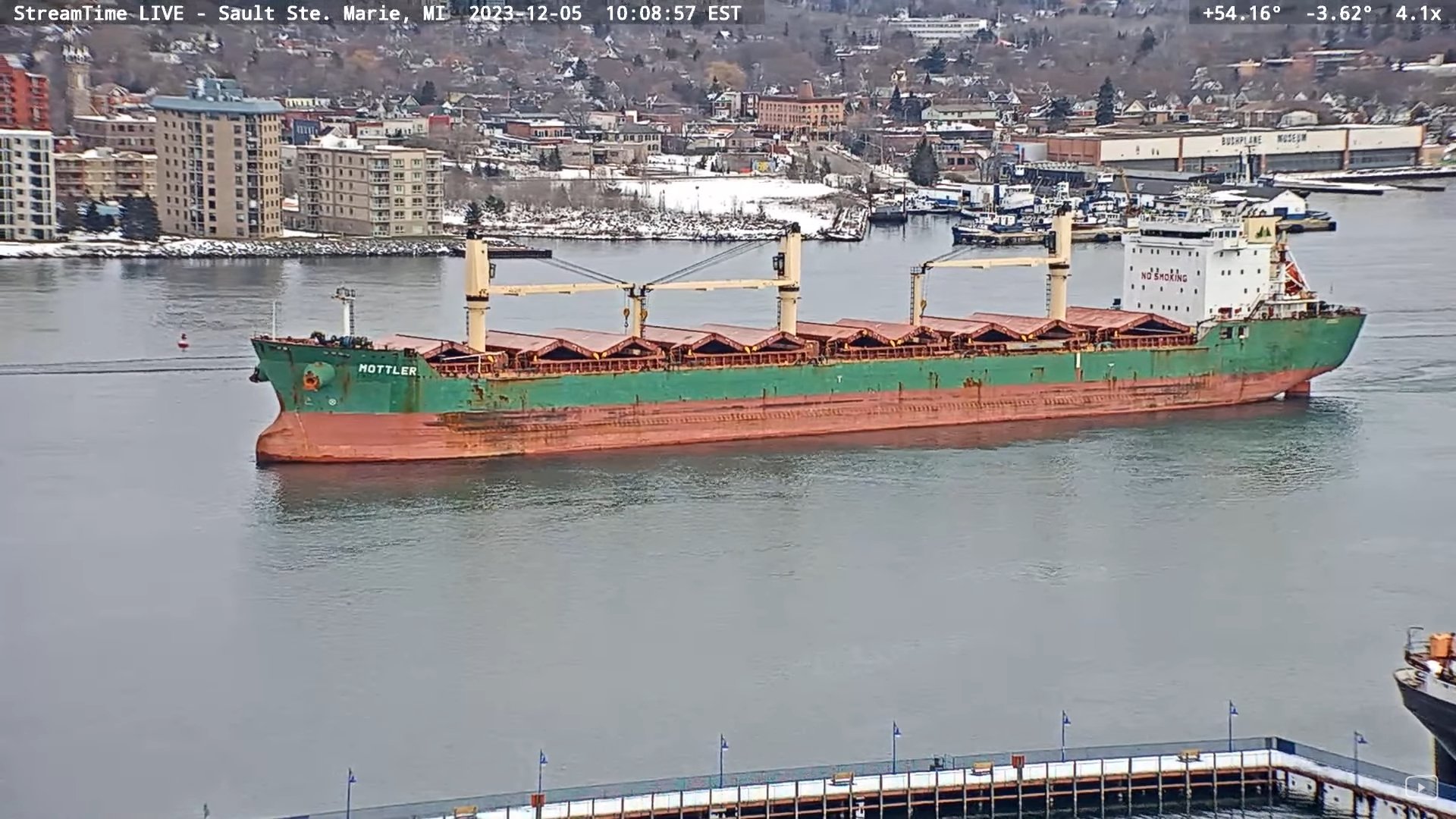 Solve Mottler - Ocean-Going Freighter - St Ste Marie, MI (2023-12-05 ...