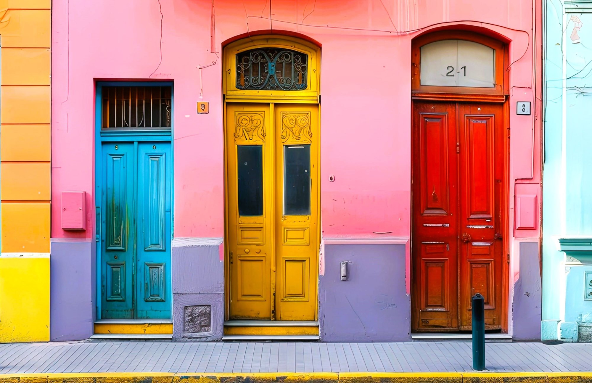 Solve Doors jigsaw puzzle online with 308 pieces