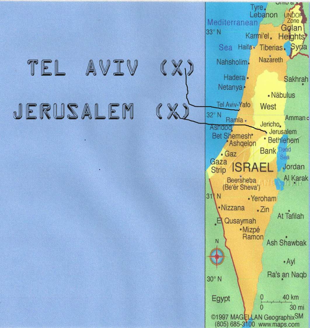 Solve Map of Israel jigsaw puzzle online with 64 pieces