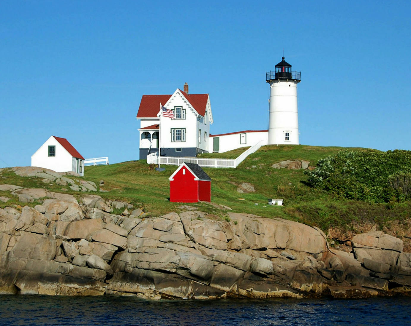 Solve Nubble Lighthouse (Cape Neddick Light), York Beach, Maine jigsaw ...