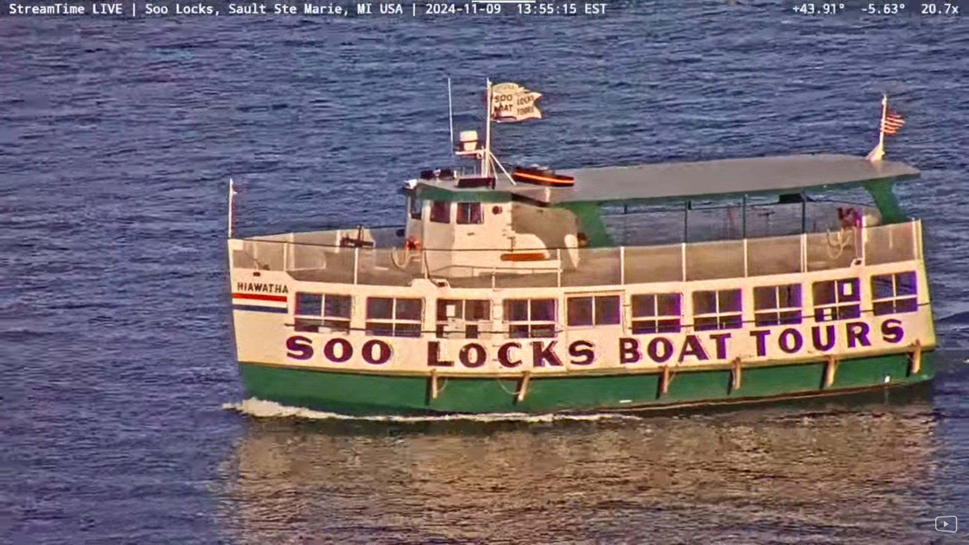 Solve Hiawatha - Soo Locks Tour Boat - St Ste Marie, MI (2024-11-09 ...