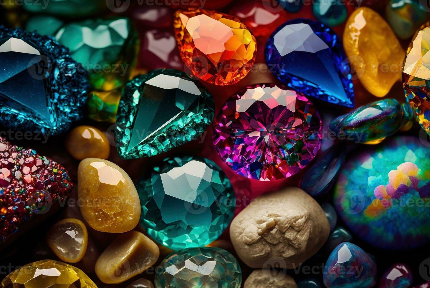 Solve Radiant Rocks jigsaw puzzle online with 54 pieces