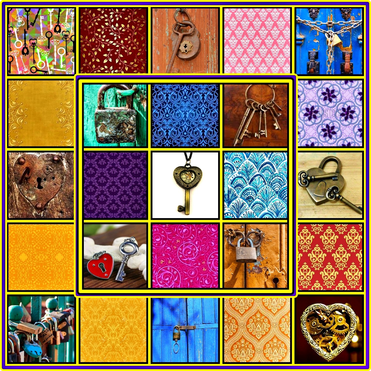 Jigsaw Puzzle | 81 pieces | Locks and Keys | Jigidi