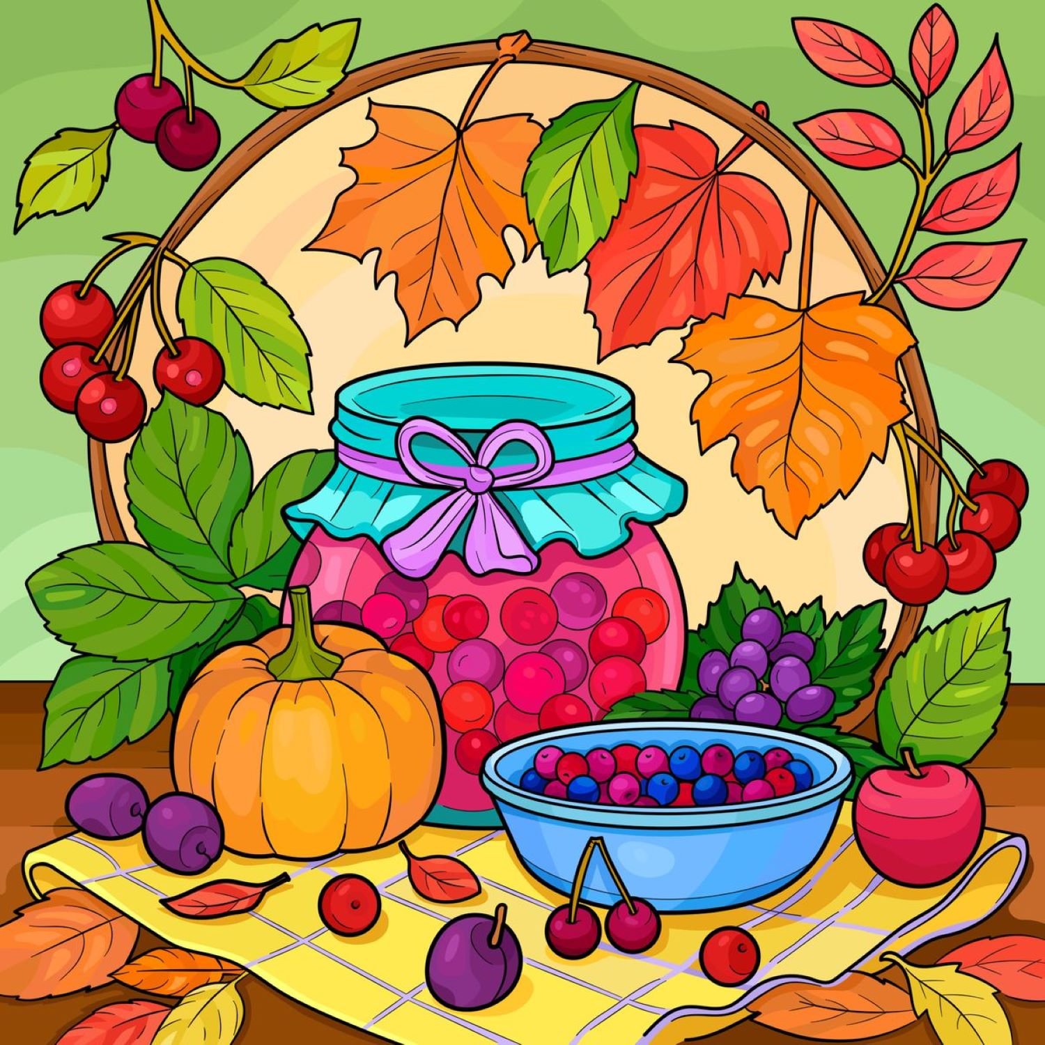 Solve Bold & Bright Colors Series jigsaw puzzle online with 306 pieces