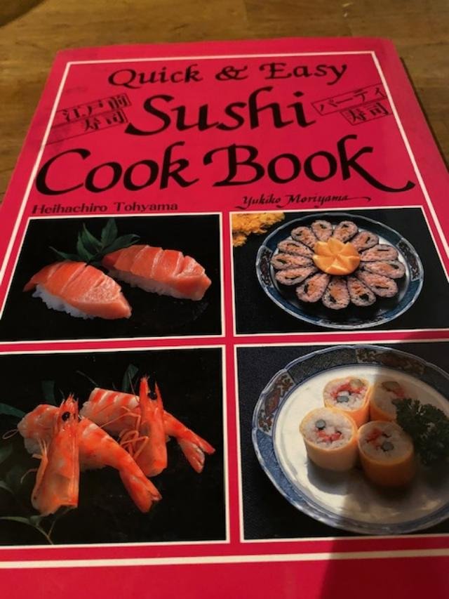 Solve Sushi Cookbook jigsaw puzzle online with 20 pieces